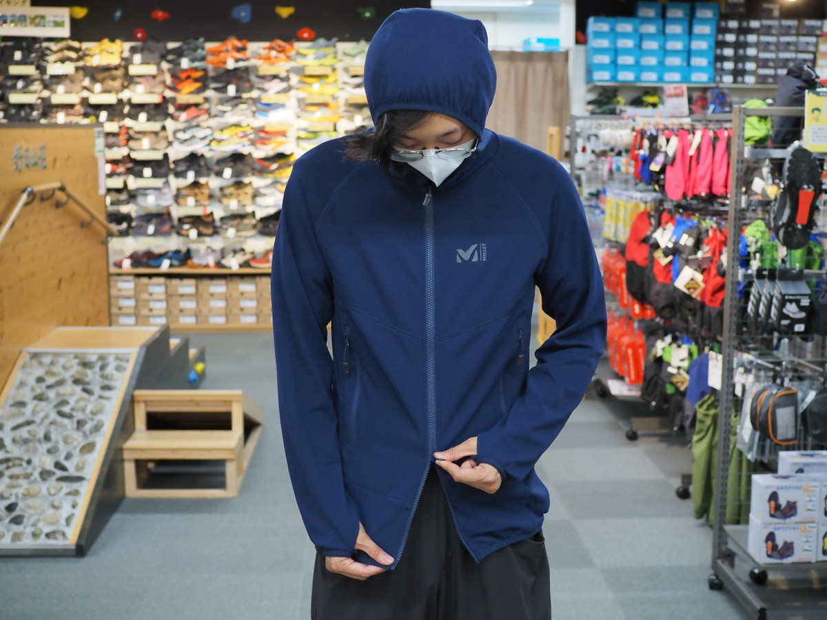 好日山荘 横浜西口店 : 拡散速乾性に優れた MILLET/DRY GRID HOODIE
